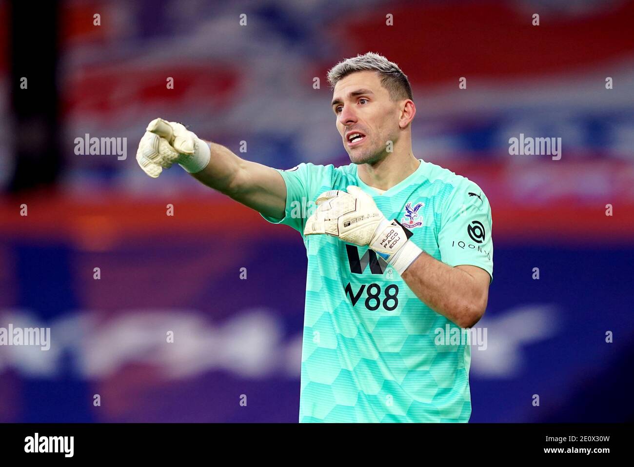 Crystal Palace goalkeeper Vicente Guaita during the Premier League ...