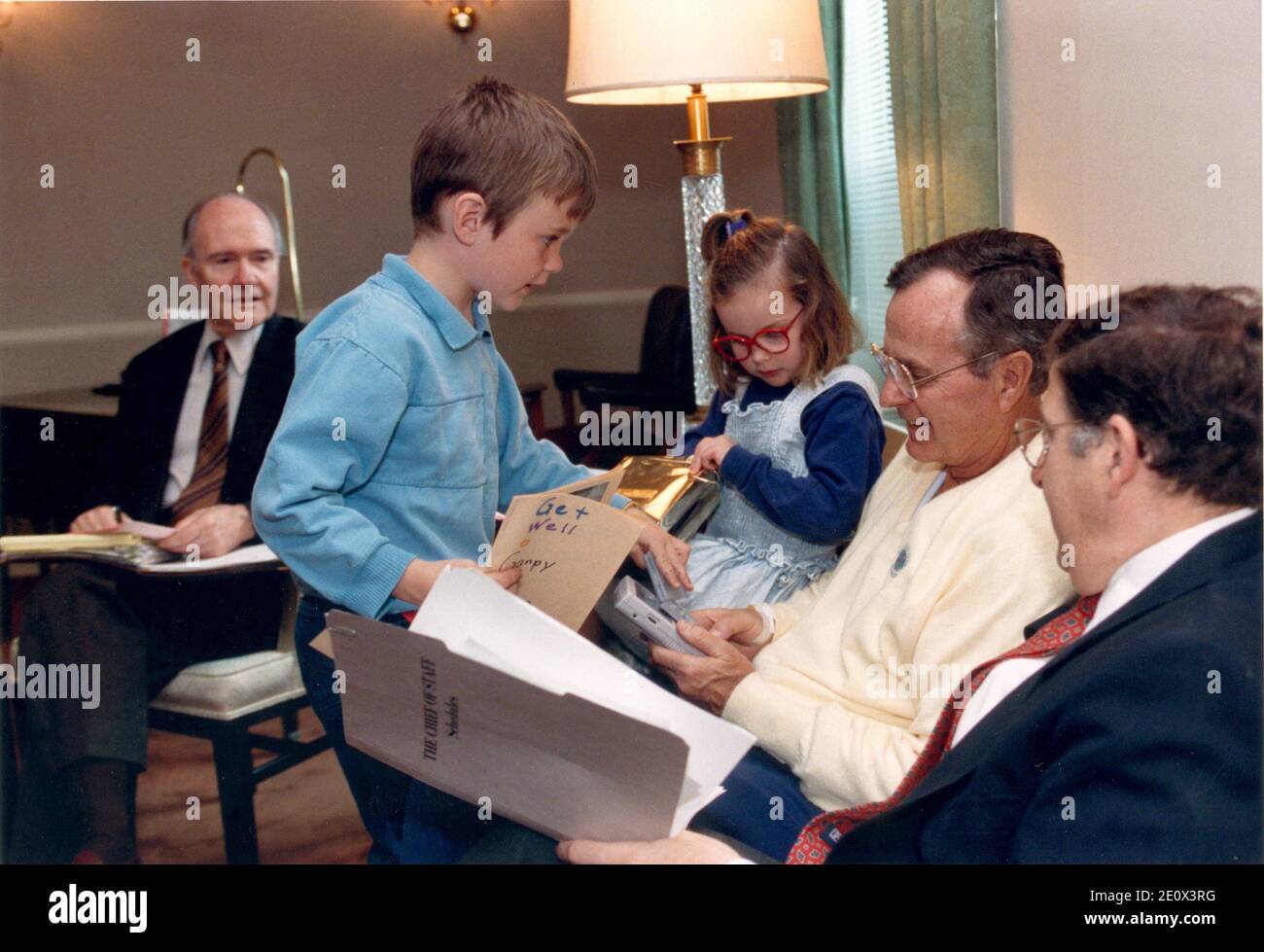 John h sununu bush hi-res stock photography and images - Alamy