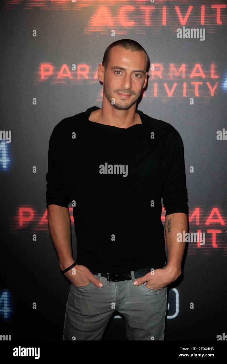 Sebastien Soudais attending the premiere of 'Paranormal Activity 4 ...