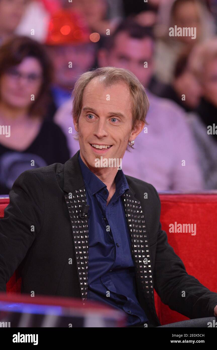 David Alexis at the taping of Vivement Dimanche on November 13, 2012 in ...