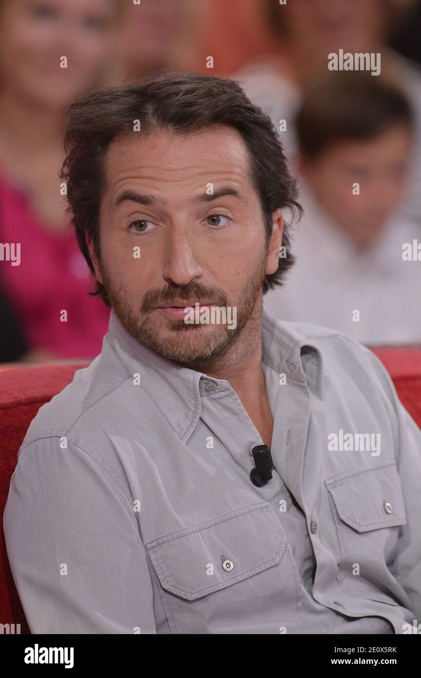 Edouard Baer at the taping of Vivement Dimanche on October 2, 2012 in ...