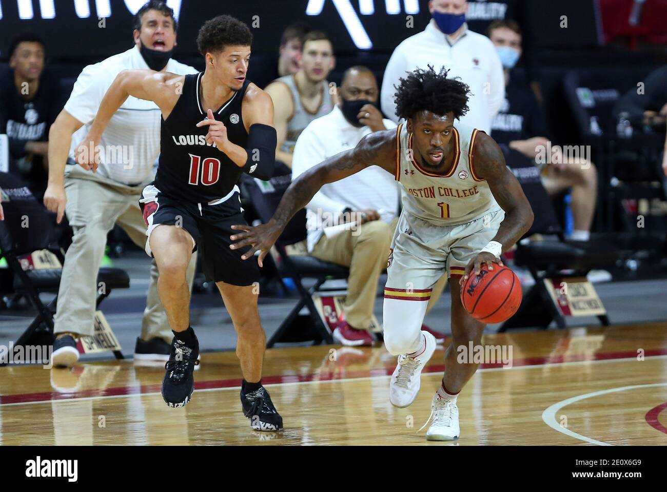 Conte Forum. 2nd Jan, 2021. MA, USA; Boston College Eagles forward CJ ...
