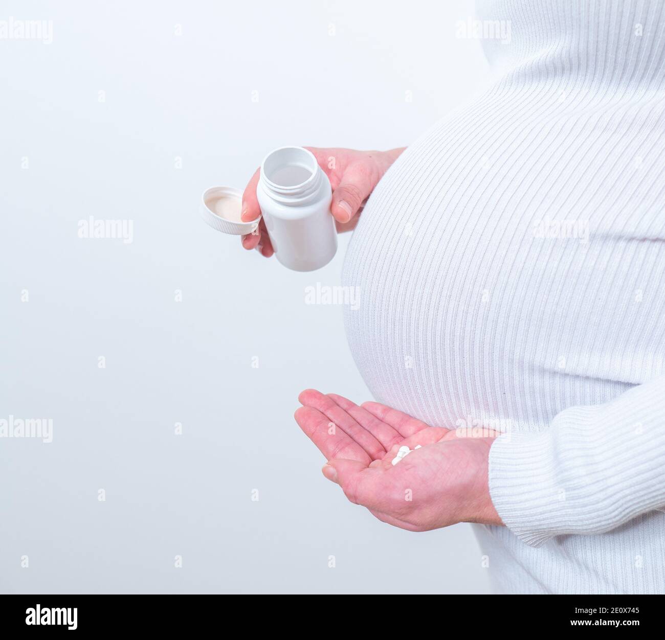 pregnancy, medicine, pharmaceutics, health care and people concept ...
