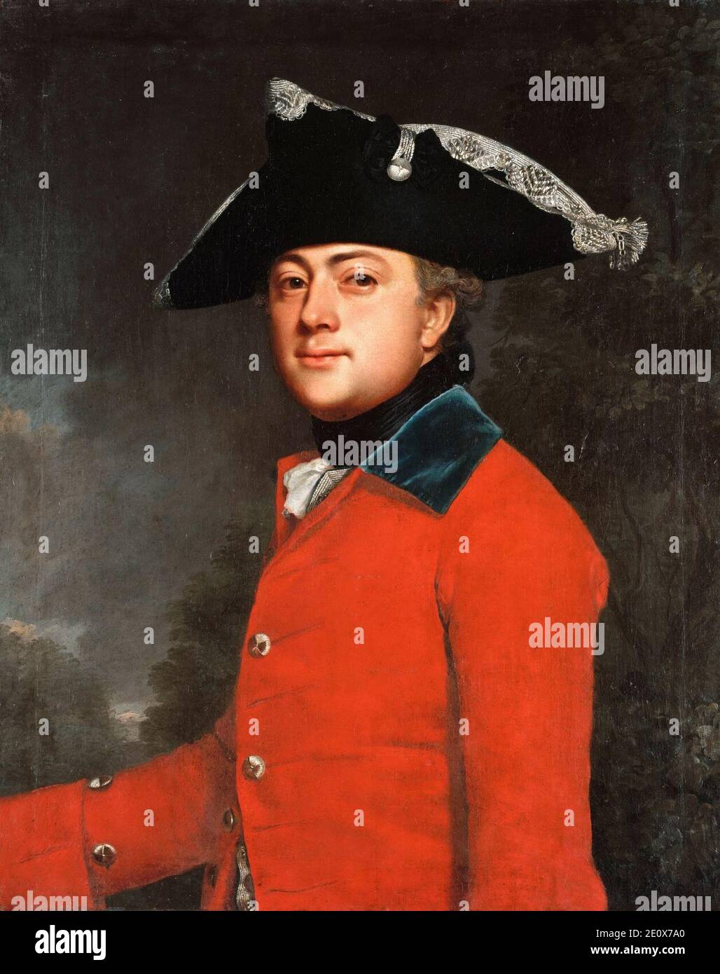 Christoph Friedrich Reinhold Lisiewski - Bildnis Brigademajor von ...