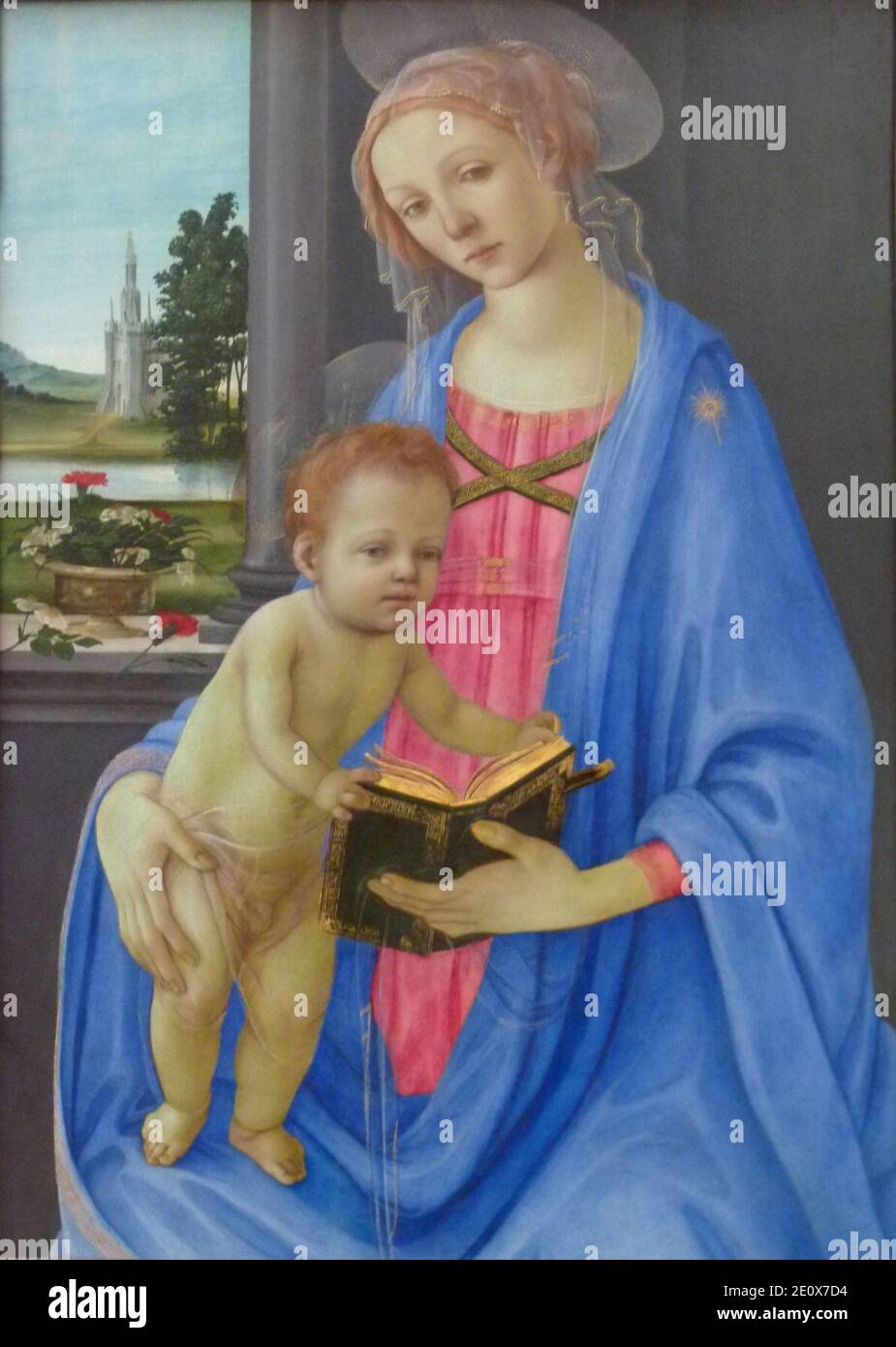 Filippino Lippi - Madonna and Child Stock Photo - Alamy