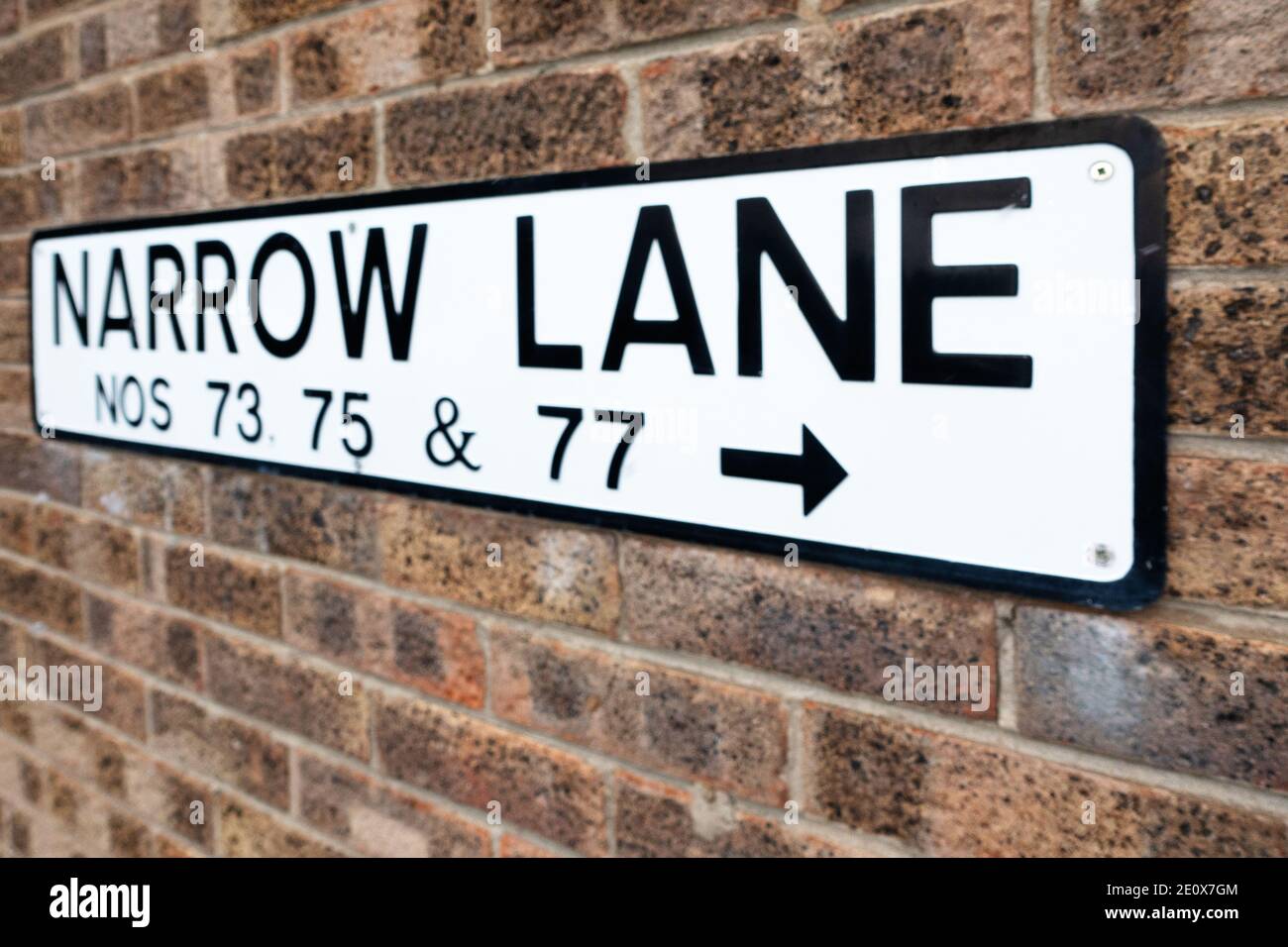 Name of lane hi-res stock photography and images - Alamy