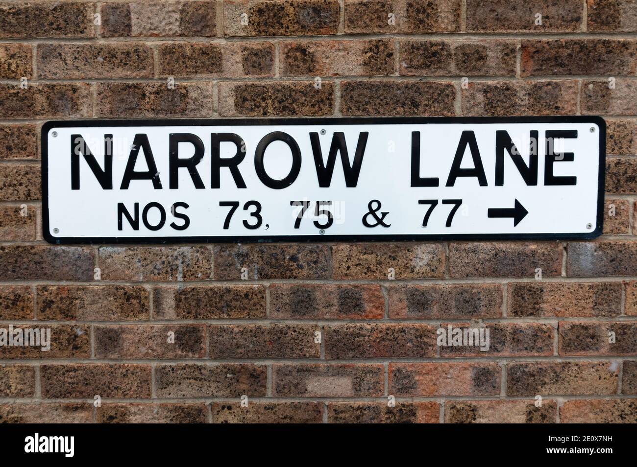 Name of lane hi-res stock photography and images - Alamy