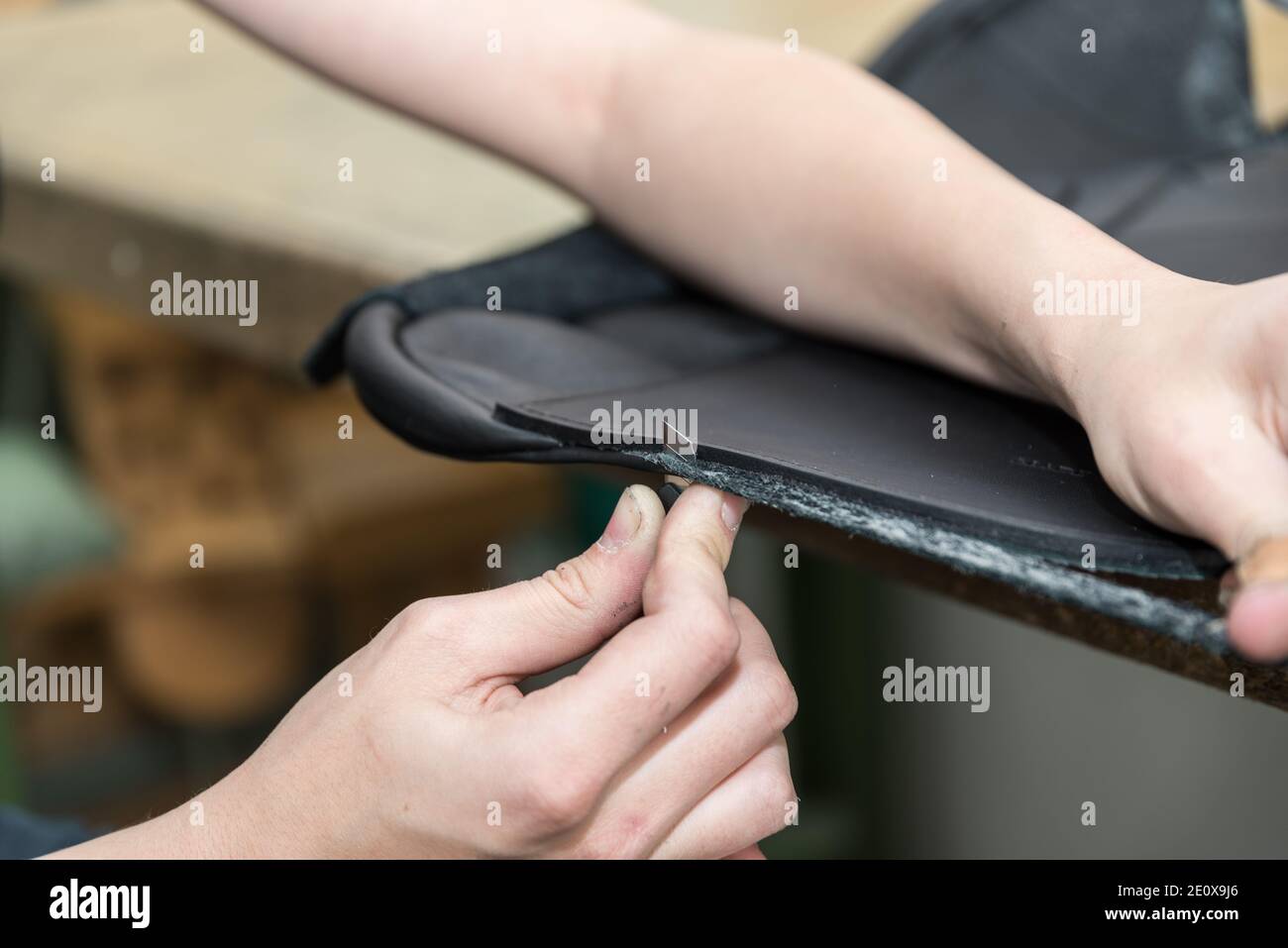 Saddlery workshop hi-res stock photography and images - Alamy
