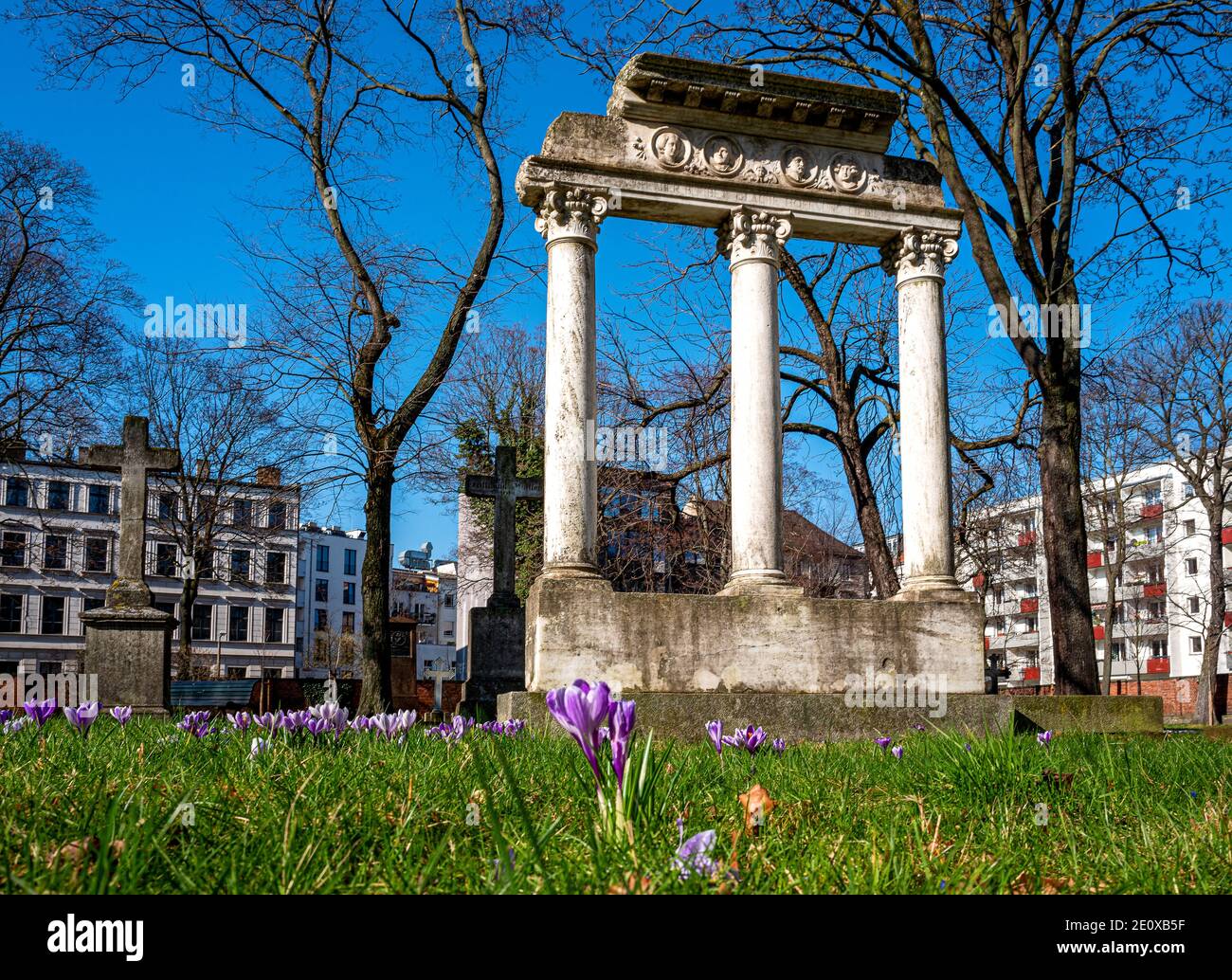 The Historic Garrison Cemetery In Berlin Mitte, Germany Stock Photo - Alamy
