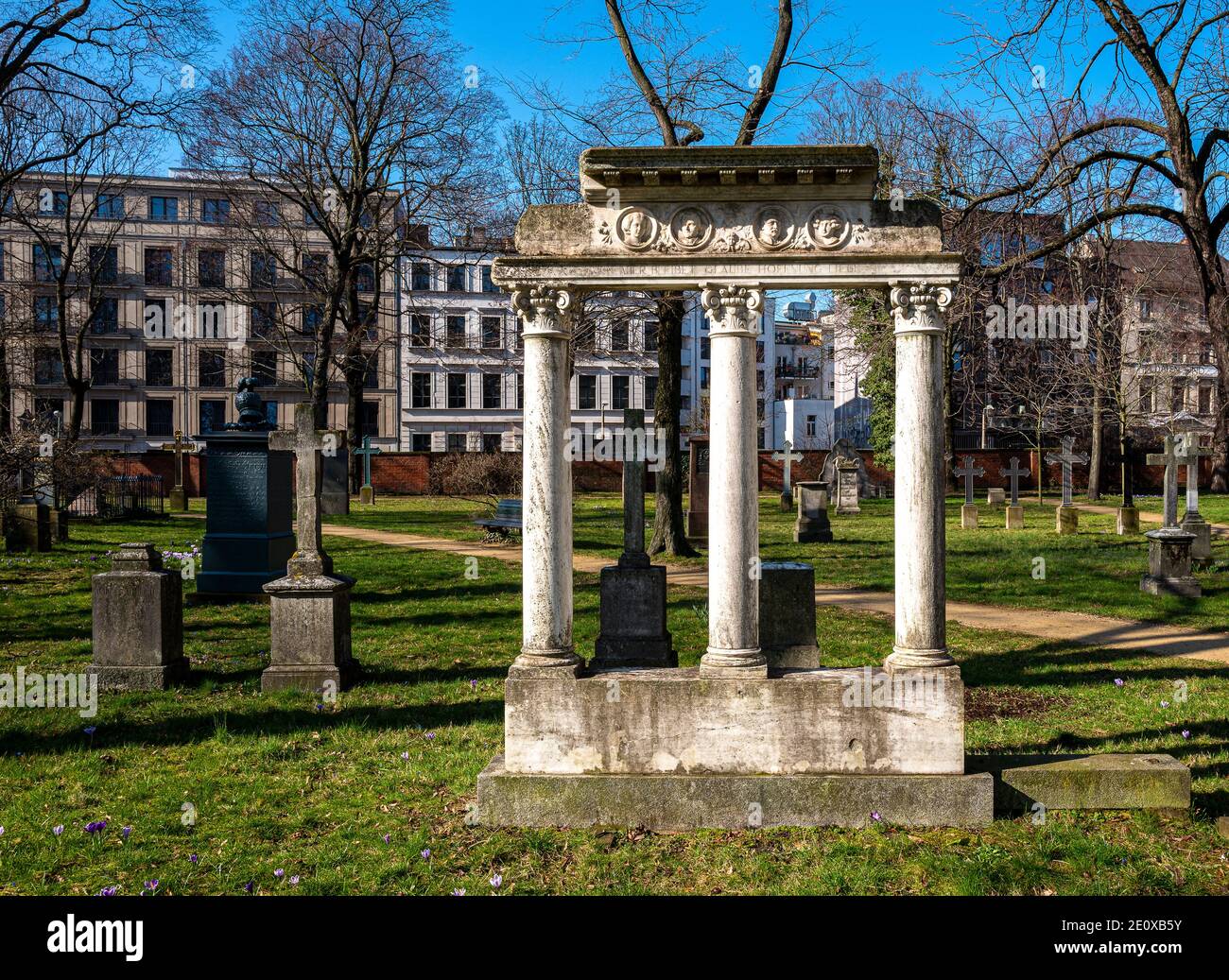 The Historic Garrison Cemetery In Berlin Mitte, Germany Stock Photo - Alamy
