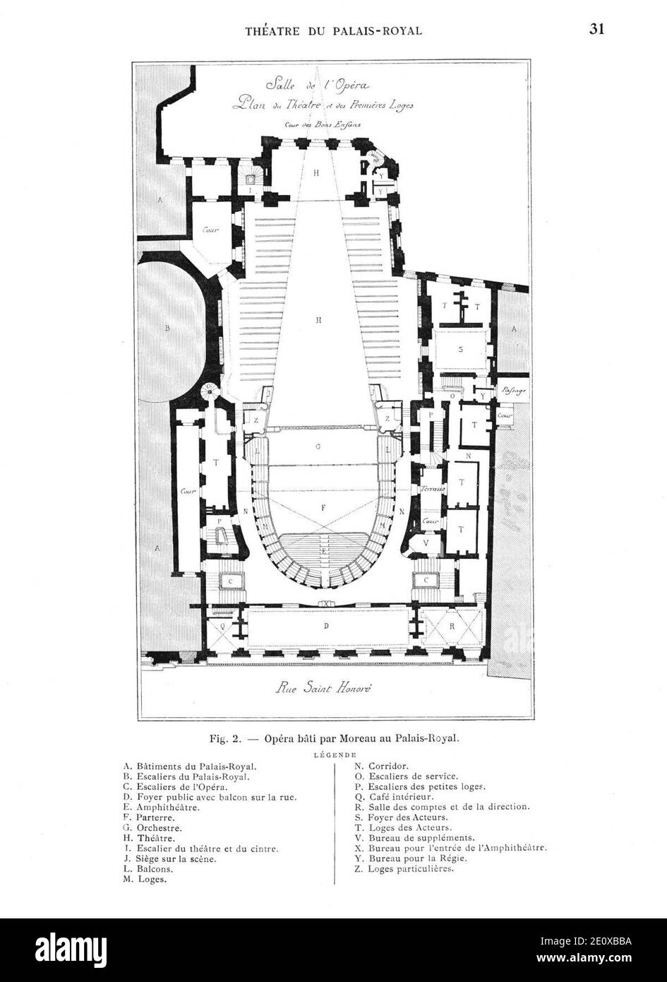 Les Salles de spectacle construites par Victor Louis 1903 p31 Stock ...