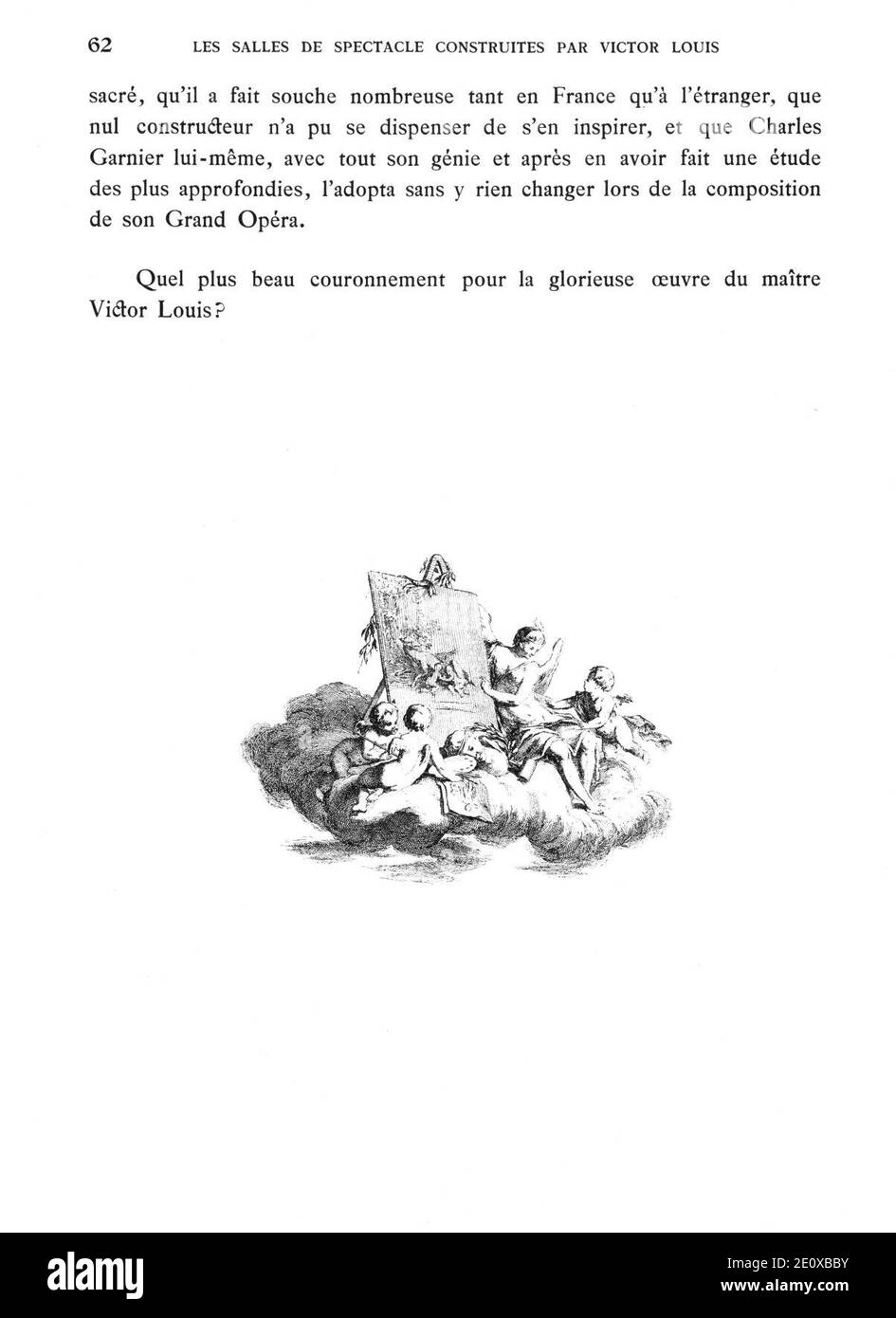 Les Salles de spectacle construites par Victor Louis 1903 p62 Stock ...