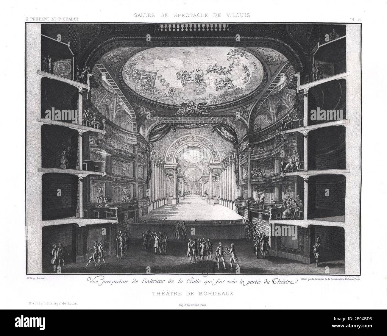 Les Salles de spectacle construites par Victor Louis 1903 pl02 Théâtre ...
