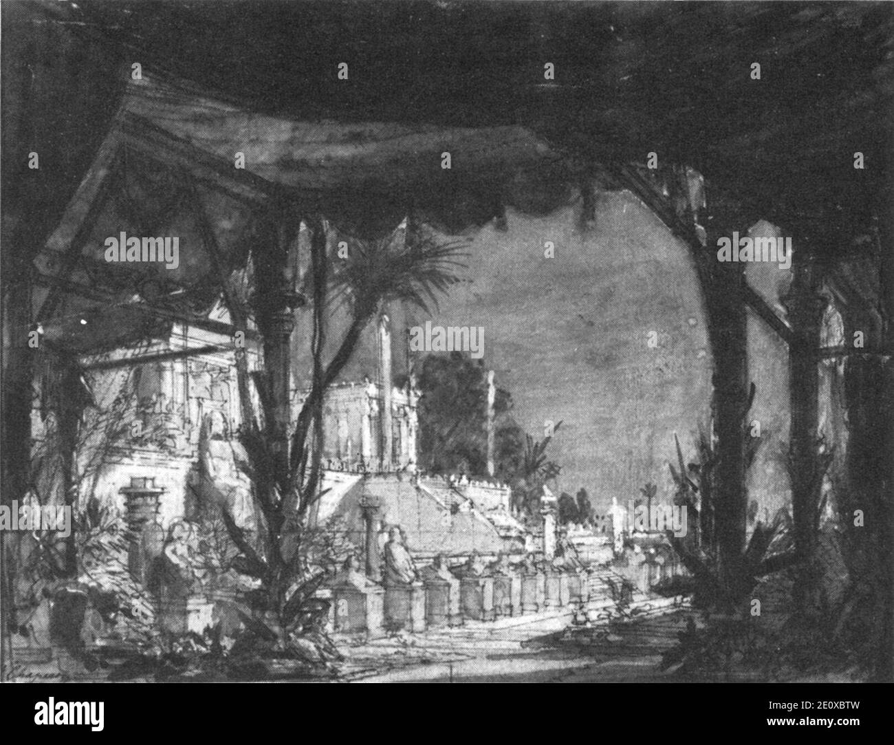 Les Troyens à Carthage design by Chaperon - Ian Kemp 1988 p15 Stock ...