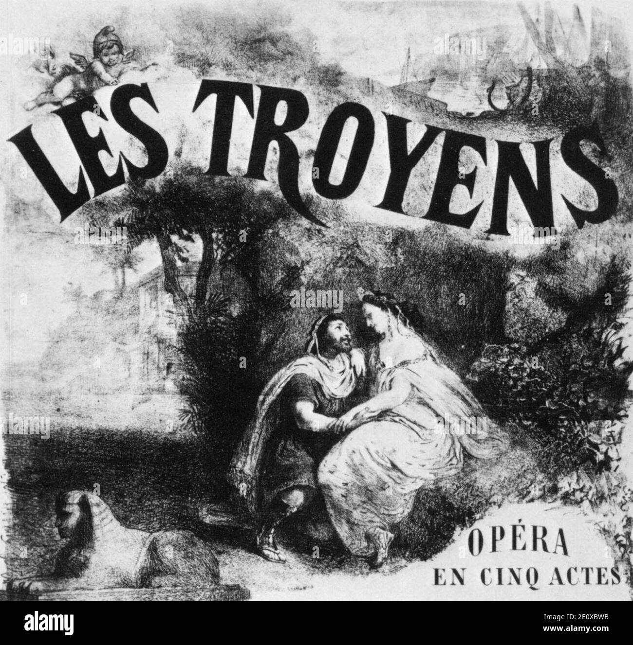 Les Troyens à Carthage 1863 poster by P Leray - Ian Kemp 1988 cover ...