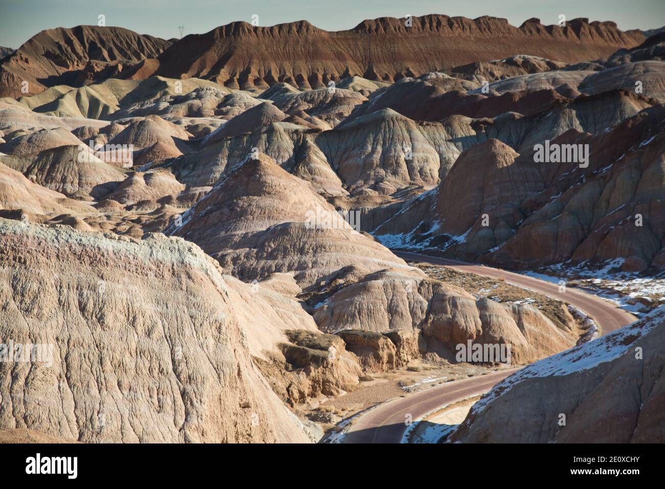Rainbow Mountains Gansu, Western China Stock Photo - Alamy