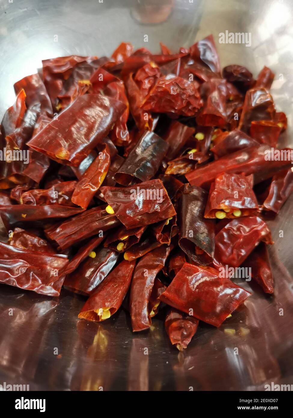 Dried chopped paprika spicy hi-res stock photography and images - Alamy