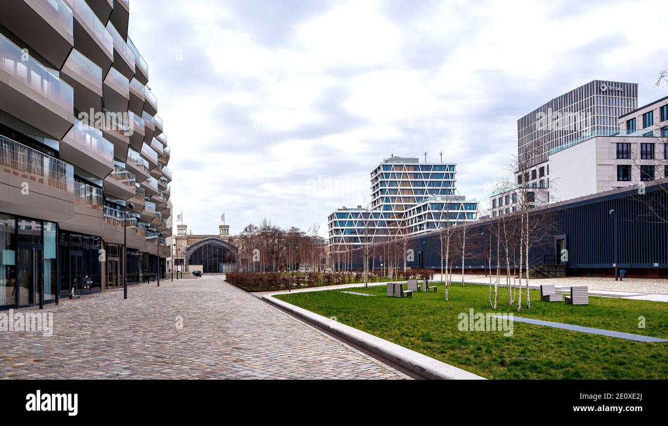 New Residential Complex At The Hamburger Bahnhof In Berlin Stock Photo ...