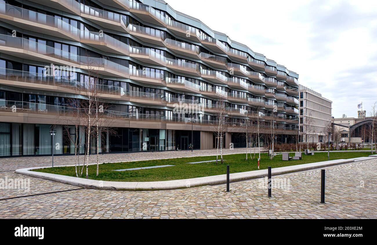 New Residential Complex At The Hamburger Bahnhof In Berlin Stock Photo ...