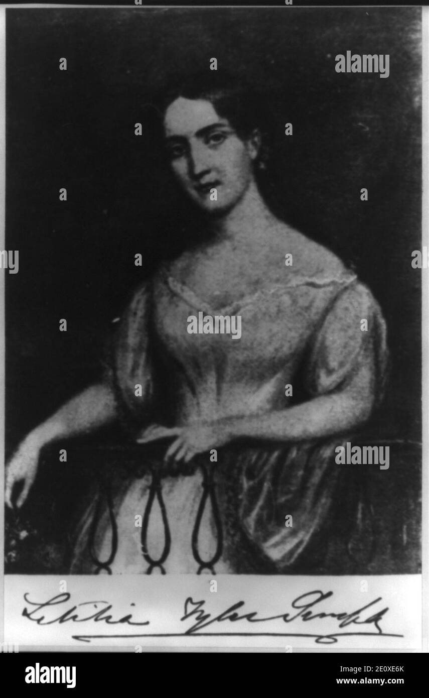Letitia Tyler Semple, daughter of President John Tyler Stock Photo - Alamy