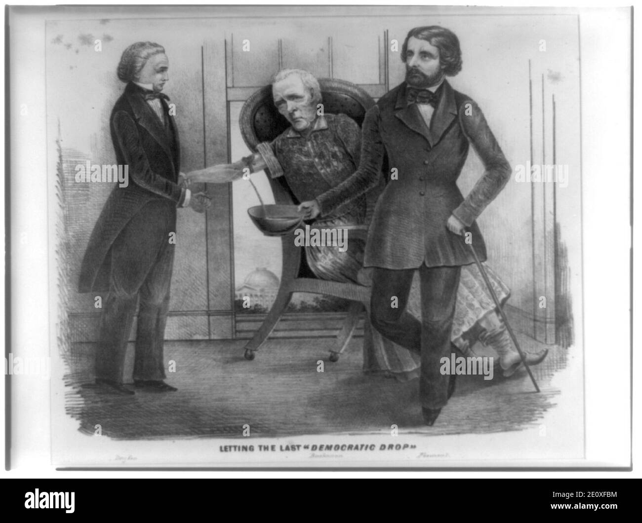 Letting the last ''Democratic drop'' Stock Photo - Alamy