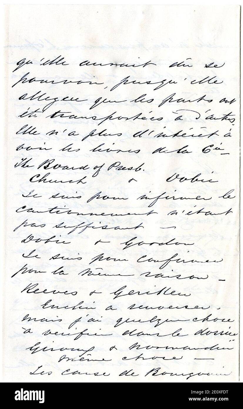 Lettre d'Antoine-Aimé Dorion à Ulric-Joseph Tessier 16 octobre 1878-4 ...