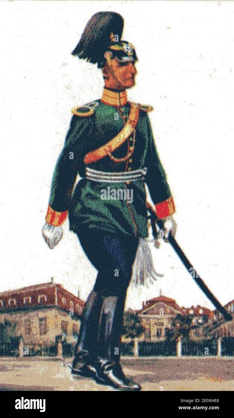Leutnant des Reitenden Feldjägerkorps um 1910 Stock Photo - Alamy