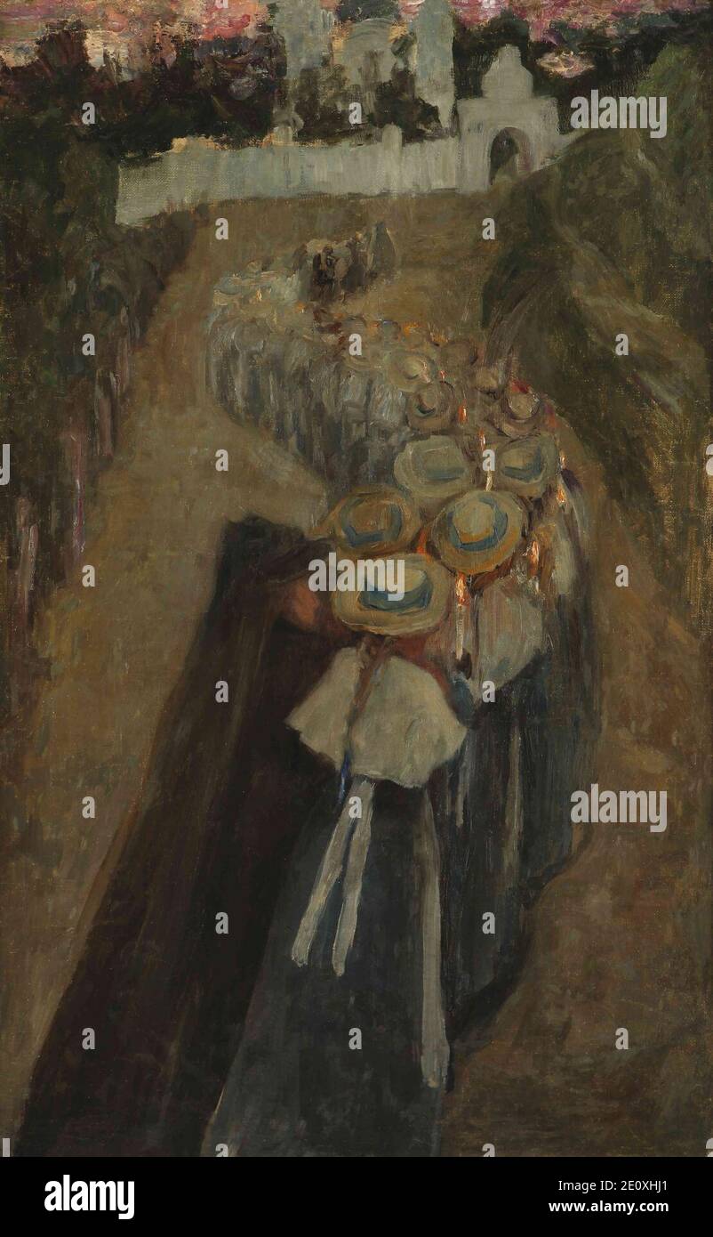 Lev Alperovich. Funeral of a grammar-school girl Stock Photo - Alamy