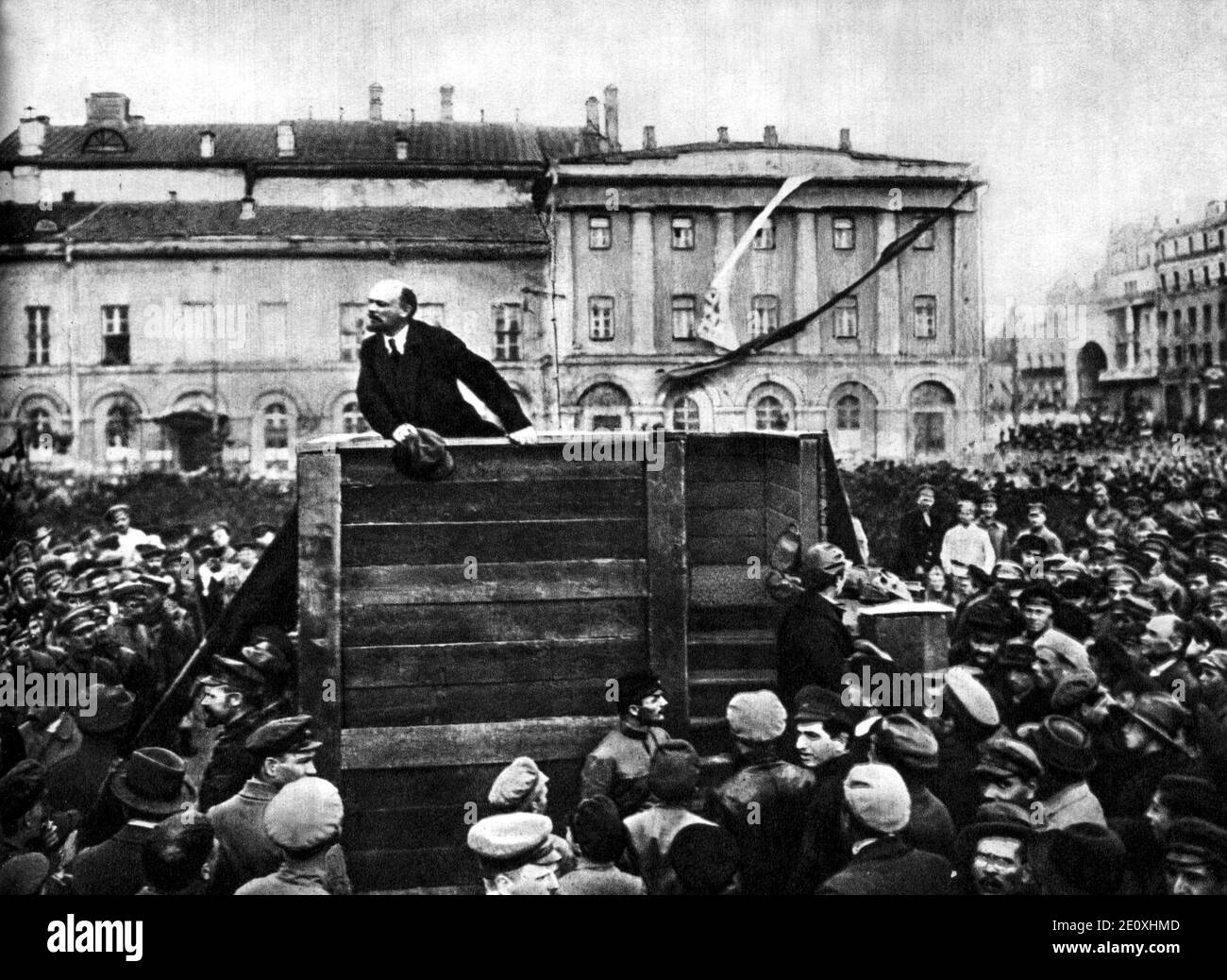 Lev Kamenev and Leon Trotsky disappeared from the photo Stock Photo - Alamy