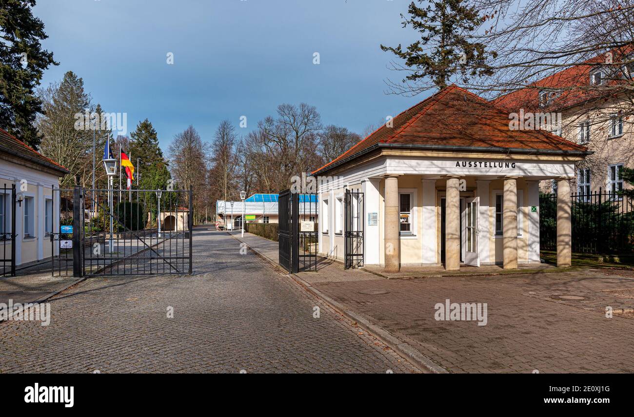 Guard House At The Entrance To The Federal Academy In Berlin Pankow ...