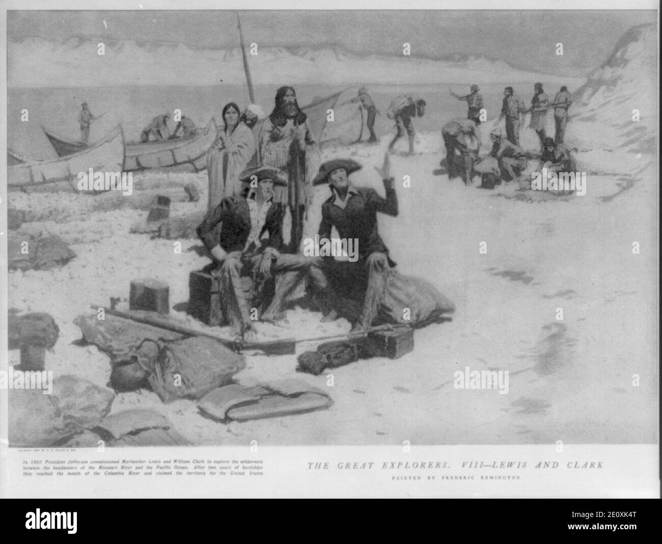 1805 lewis and clark hi-res stock photography and images - Alamy