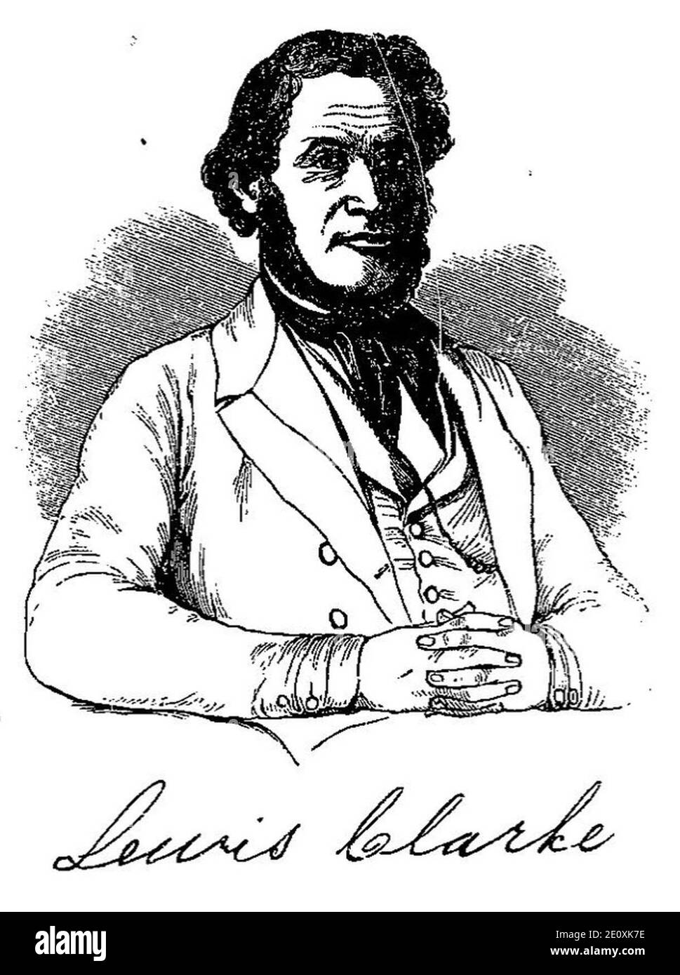 Lewis Clarke, author of a slave narrative Stock Photo - Alamy