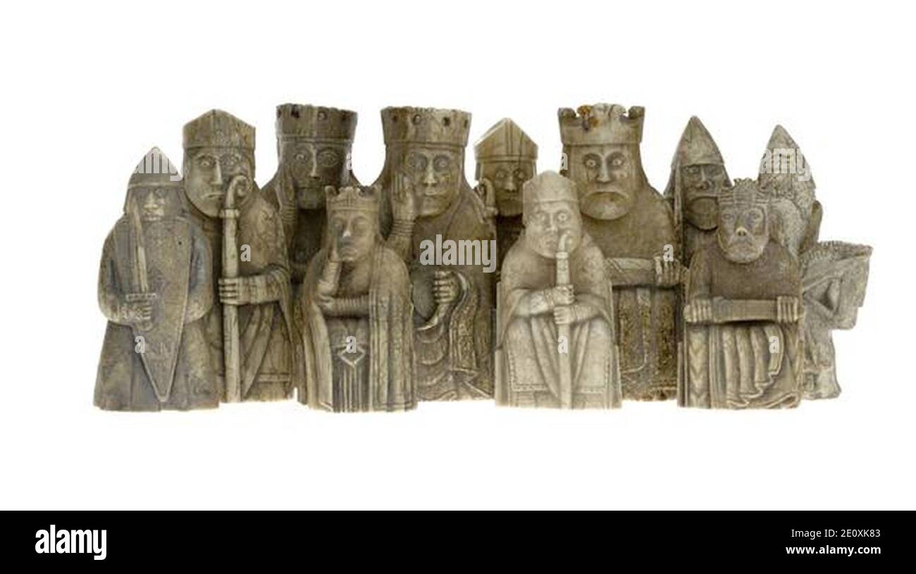 Lewis chessmen hi-res stock photography and images - Alamy