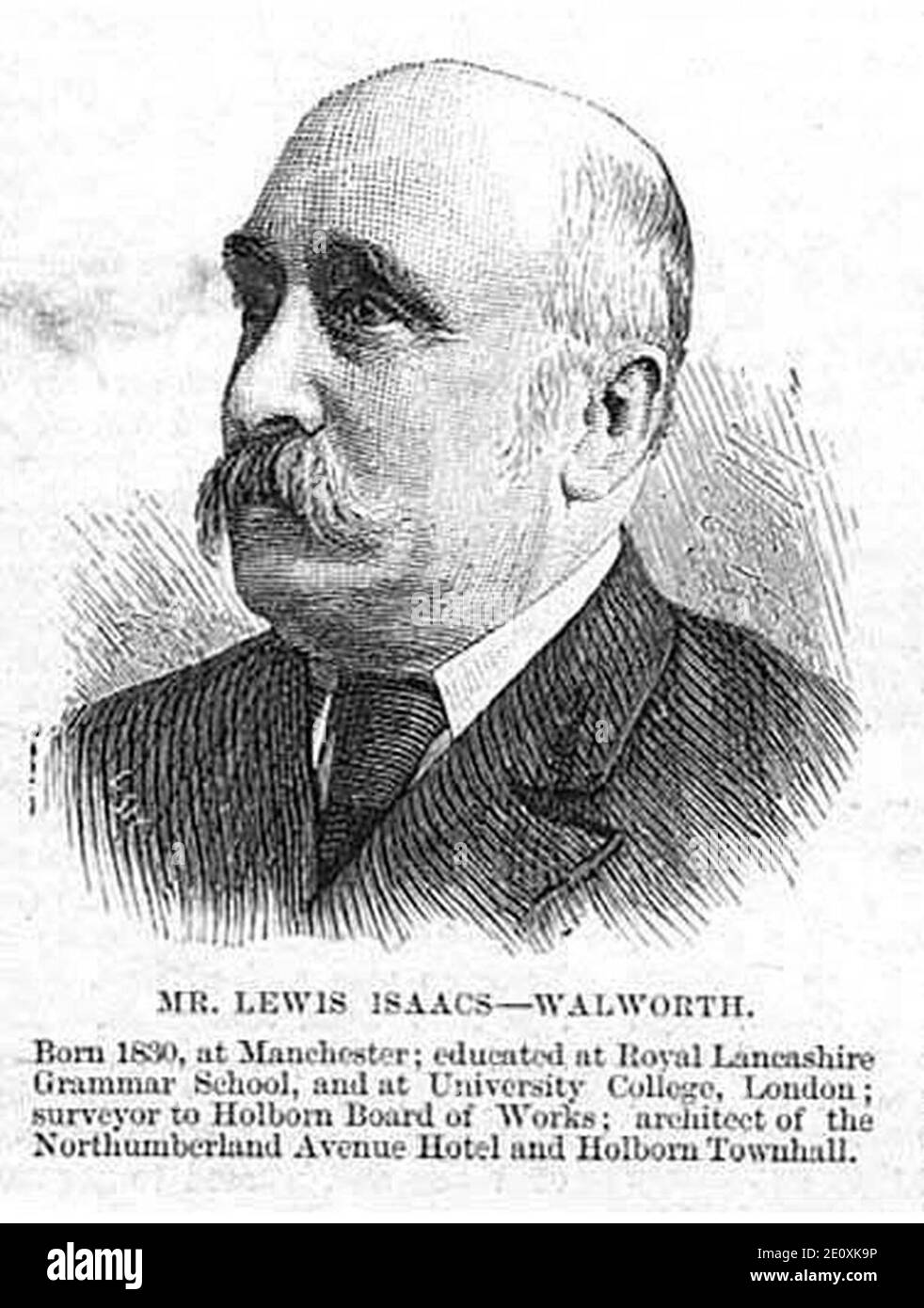 Lewis Isaacs Walworth Stock Photo - Alamy
