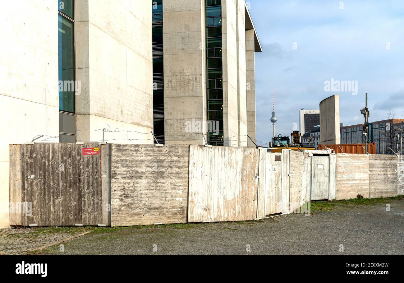 Construction Fence At The Bankruptcy Building Of The Lüdershaus In ...