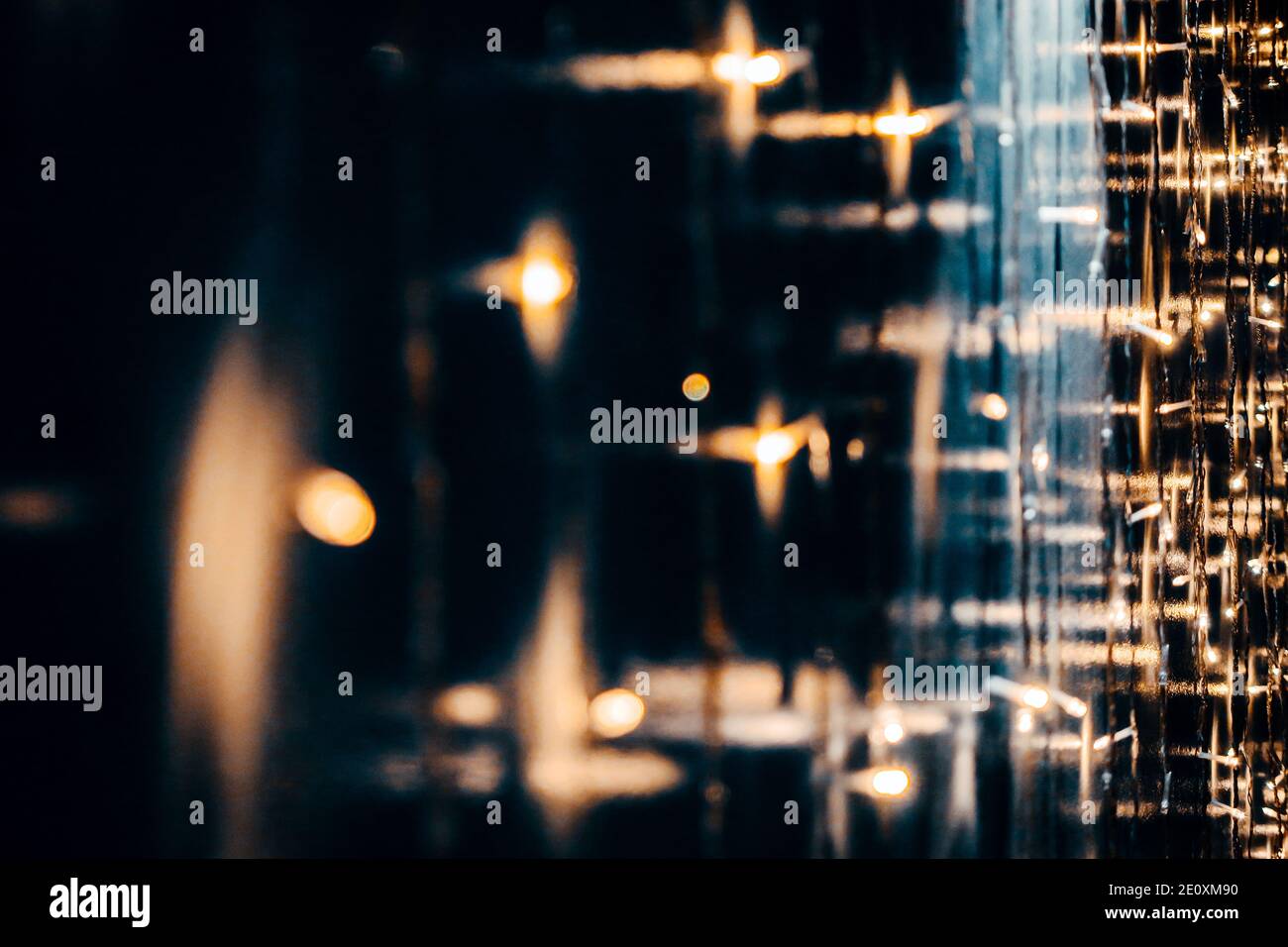 Christmas lights on traffic circle hi-res stock photography and images ...