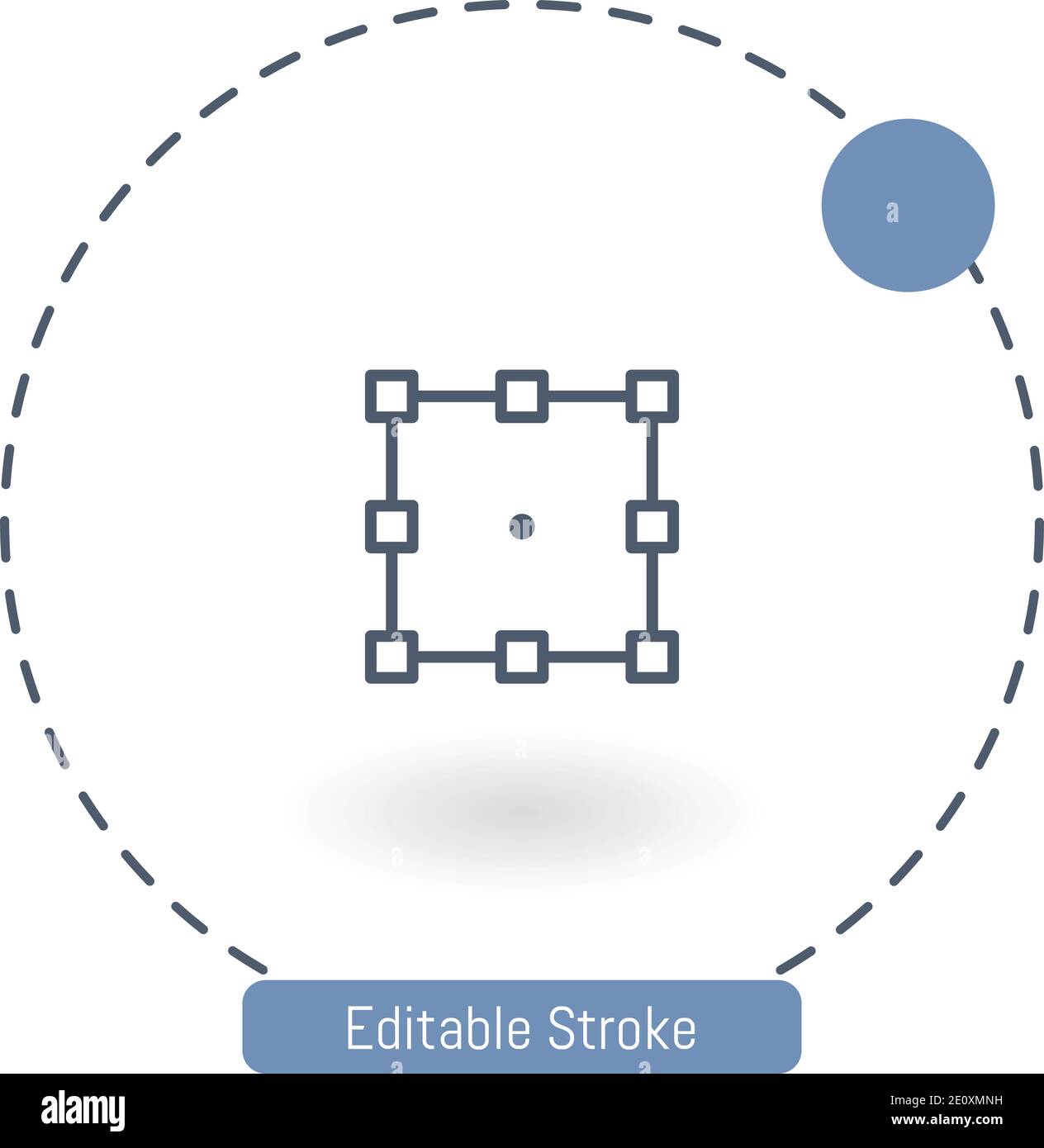 transform box vector icon editable stroke outline icons for web and ...