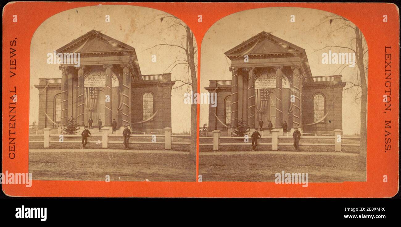 Lexington High School, 1875 Stock Photo - Alamy