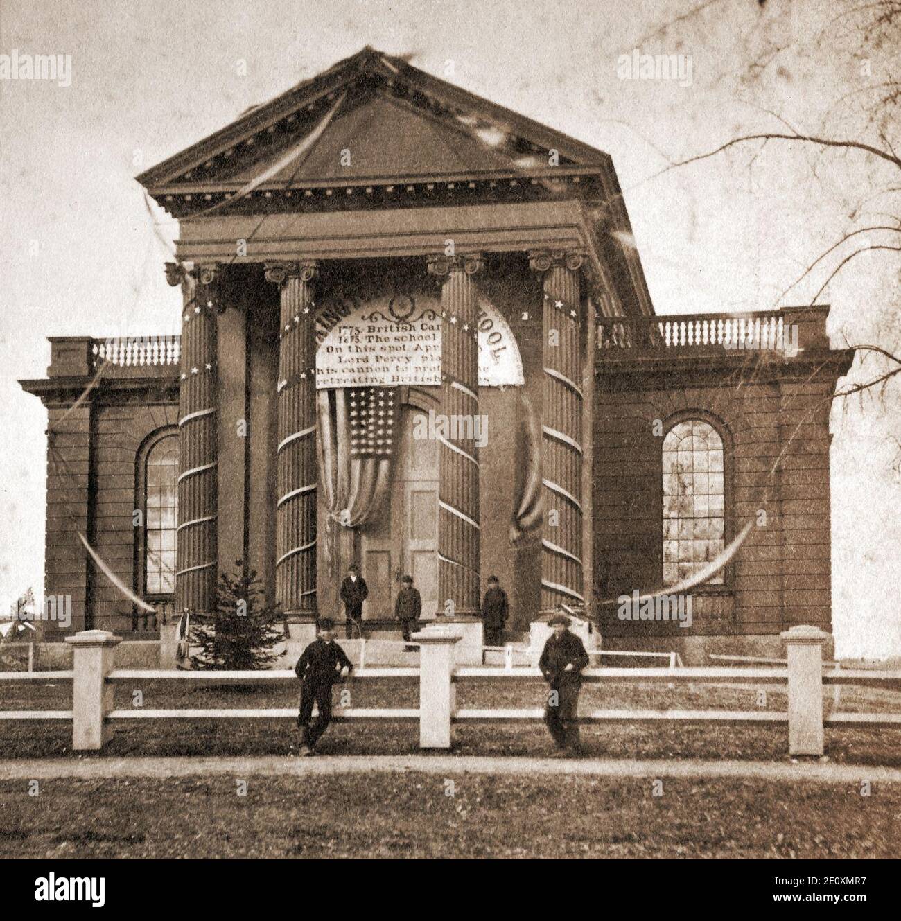 Lexington High School, 1875 restored Stock Photo - Alamy