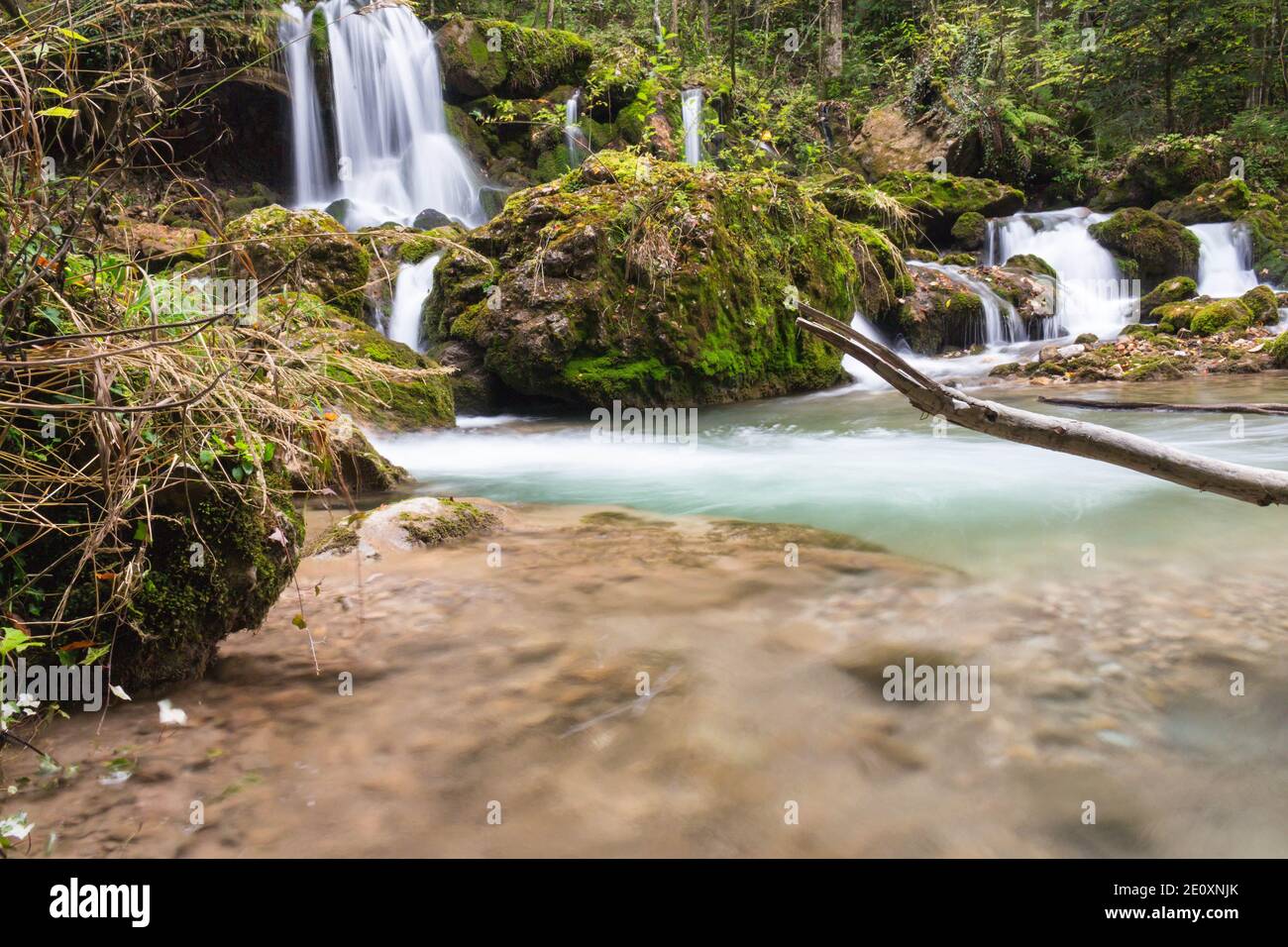 Hikers austria waterfall hi-res stock photography and images - Alamy