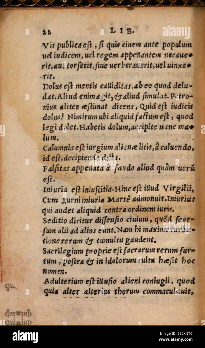 Libelli seu decreta 022 Stock Photo - Alamy