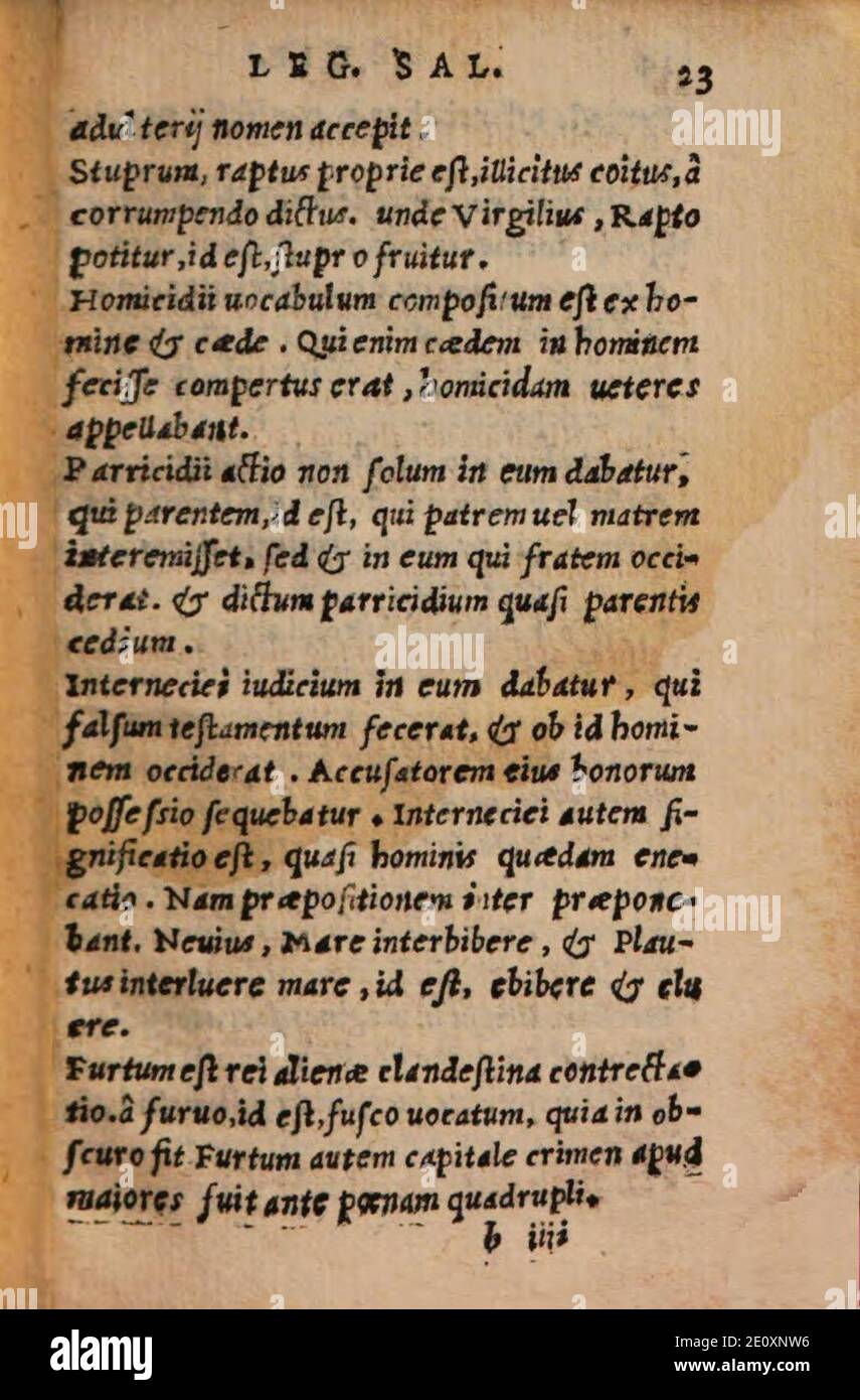 Libelli seu decreta 023 Stock Photo - Alamy