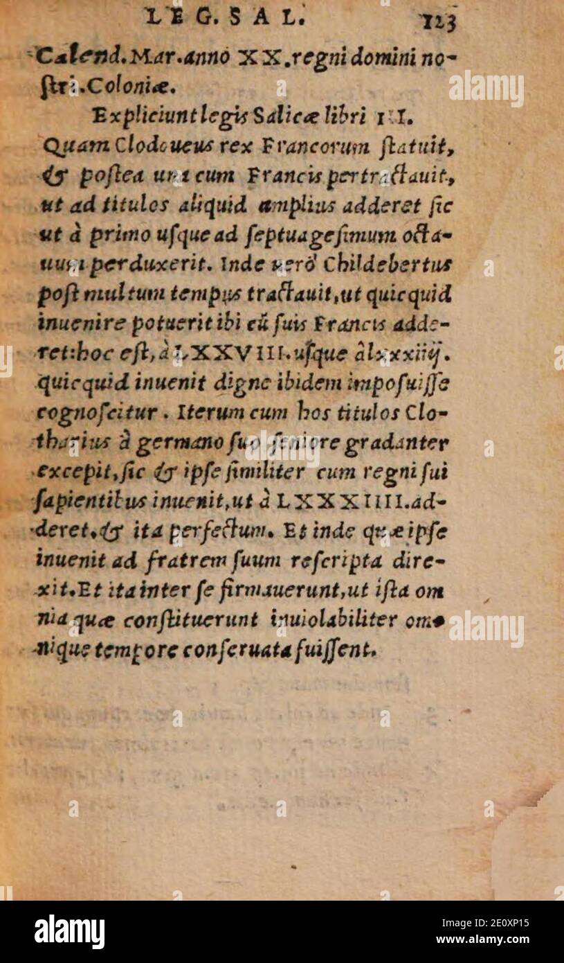 Libelli seu decreta 123 Stock Photo - Alamy