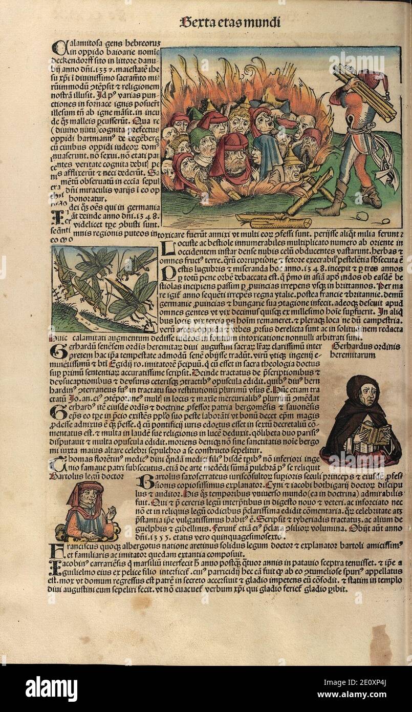 Liber Chronicarum f 230v Stock Photo - Alamy