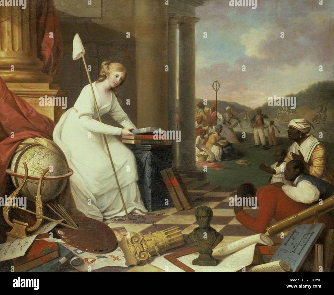 Liberty Displaying the Arts and Sciences, or The Genius of America ...
