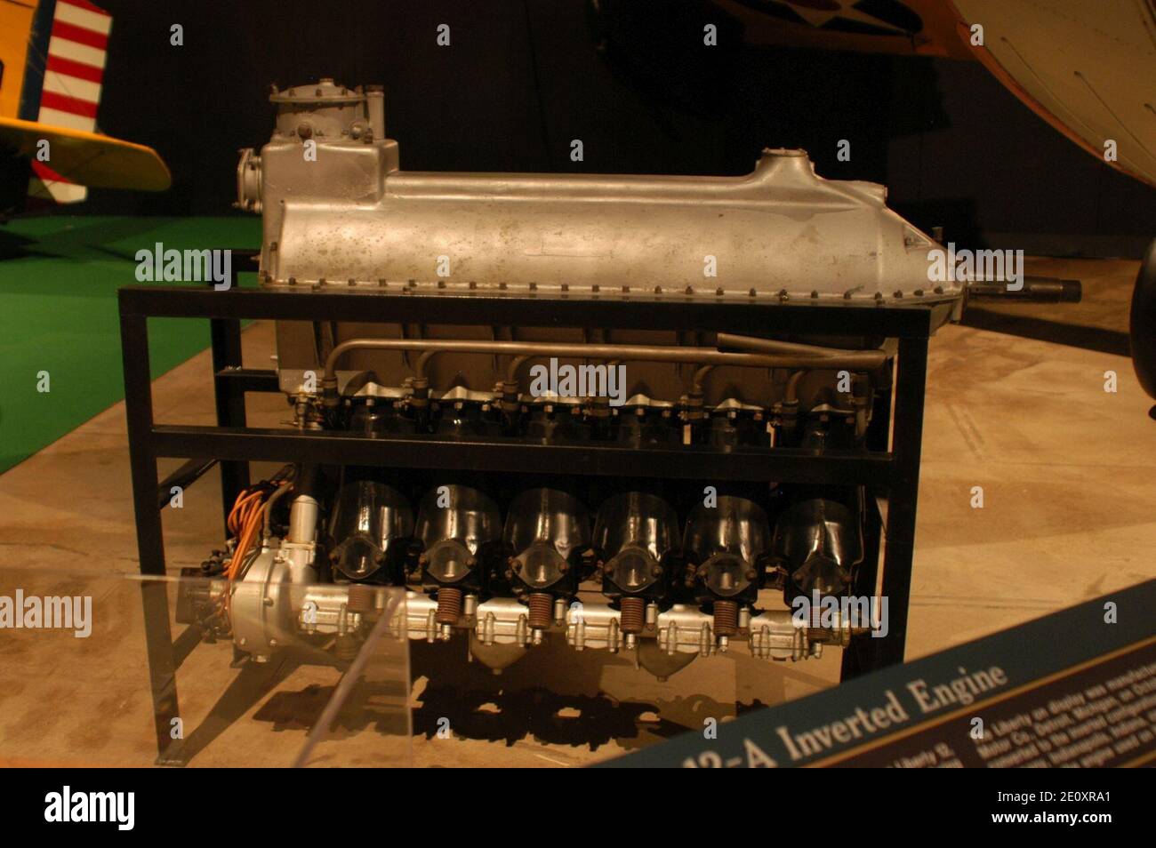 Liberty 12-A Inverted Engine 2 USAF Stock Photo - Alamy
