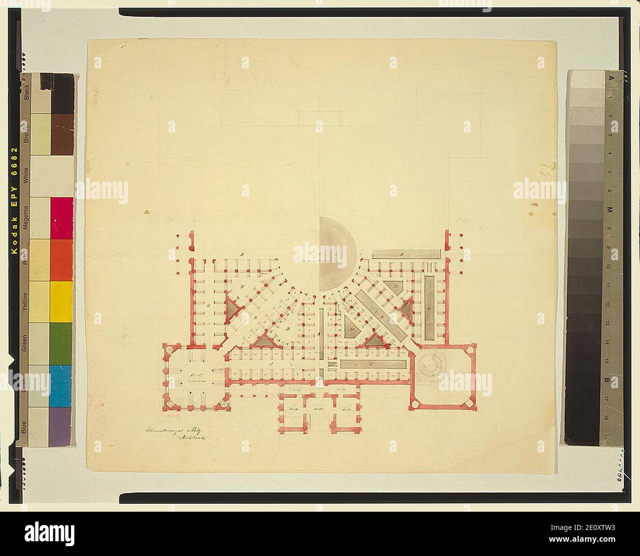 Partial floor plan Stock Photo - Alamy