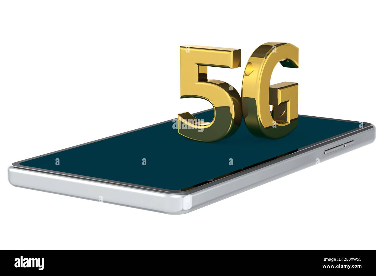 Modern mobile phone 5g Cut Out Stock Images & Pictures - Alamy