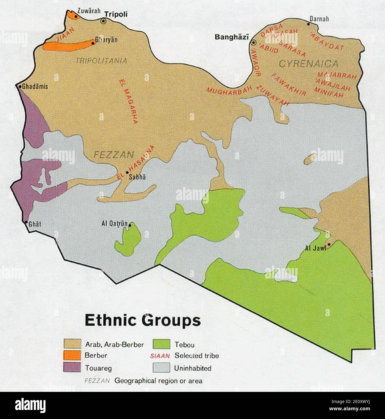 Libya ethnic groups Stock Photo - Alamy