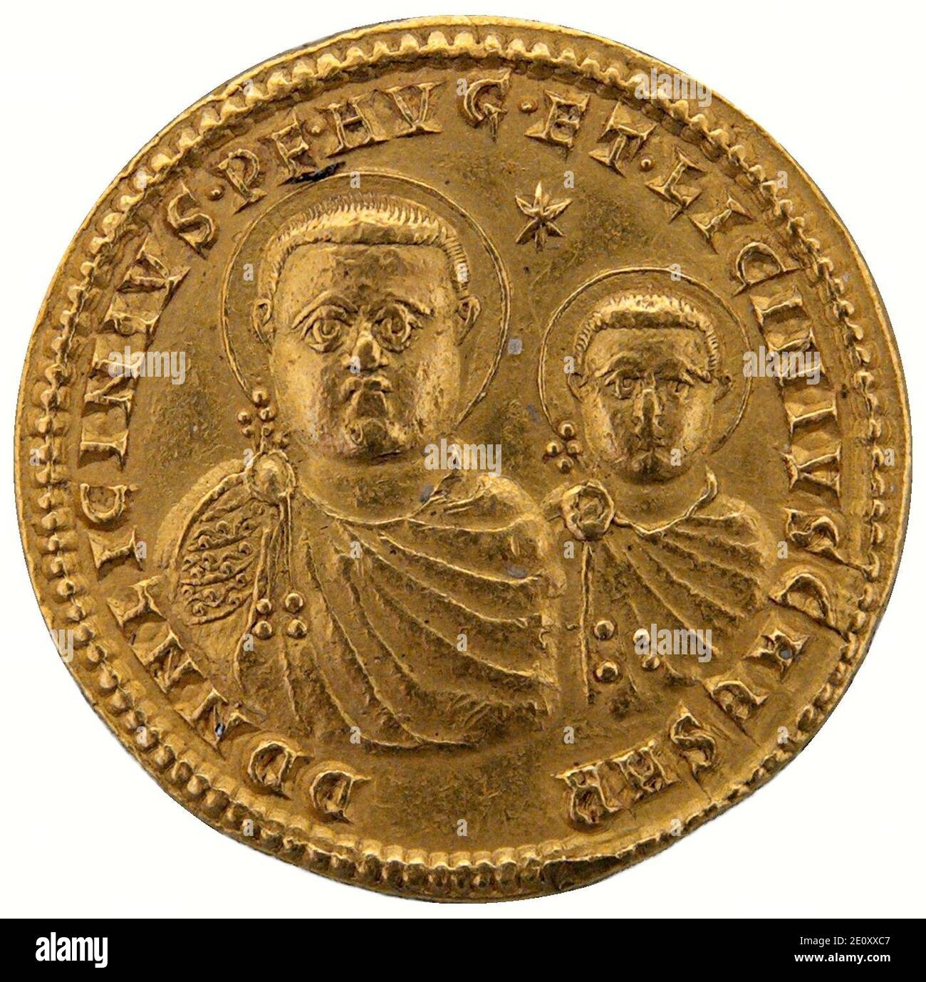 Licinius gold multiple CdM Beistegui 232 Stock Photo - Alamy
